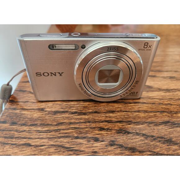 Sony | Cameras, Photo & Video | Sony Dscw83 Digital Camera Silver 8x Optical Zoom Compact Body ...